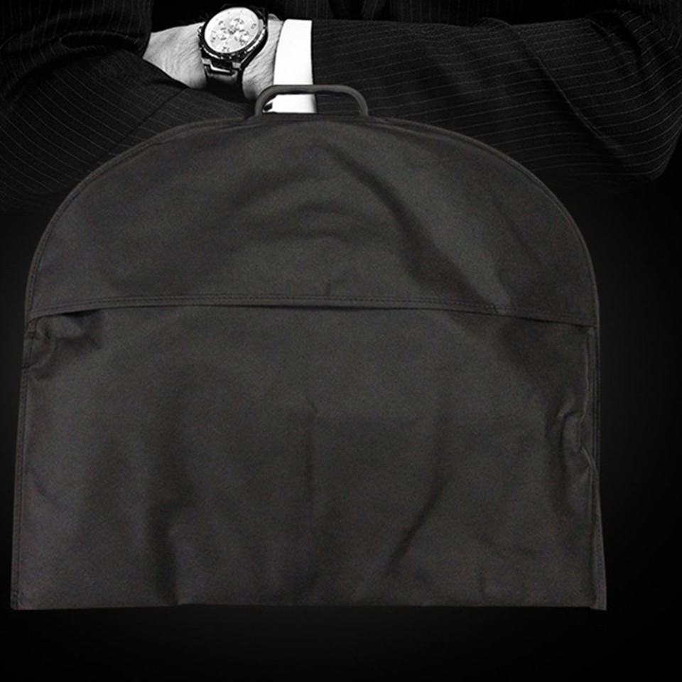 1pc Non Woven Suit Bag Clothes Cover Portable Business Suit Bag Hanging ...
