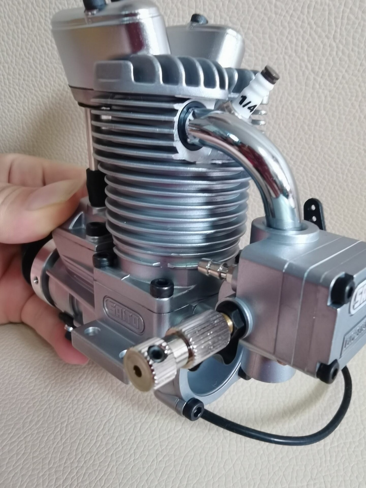 RC Model SAITO Single Engine FG-11 Four 4-Stroke Gas Engine Airplane ...