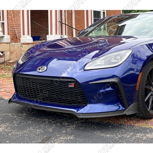 For 22-24 Toyota GR86 ST-Style Unpainted Black Front Bumper Lip Body ...