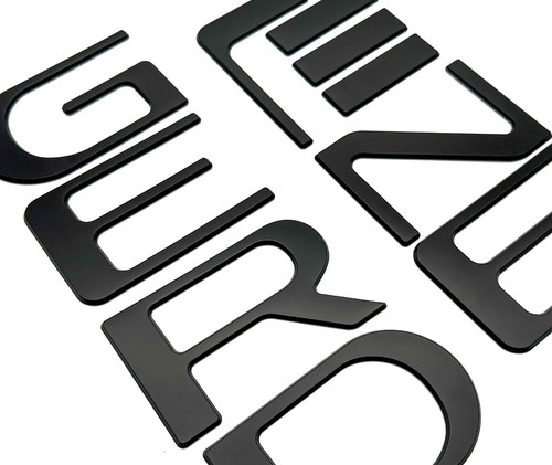 3D BLACK ABS Plastic RAISED TAILGATE LETTERS FOR RIDGELINE 2024 2025 US ...