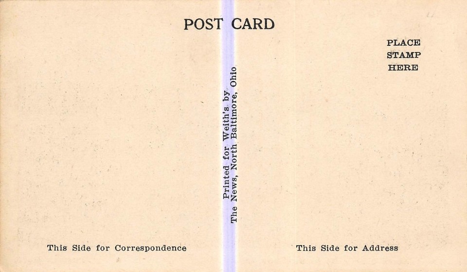 NORTH BALTIMORE Ohio postcard Wood County France stone quarry mine ...