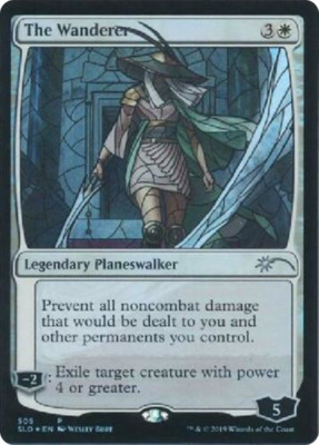 The Wanderer (Stained Glass) FOIL Promo HEAVILY PLD Uncommon CARD ...