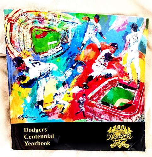 Dodgers Centennial Yearbook 100 Anniversary 1890-1990 Leroy Neiman | eBay