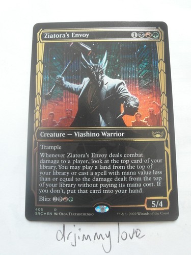 Ziatora's Envoy - Gilded Foil Showcase Golden Age- Streets of New ...