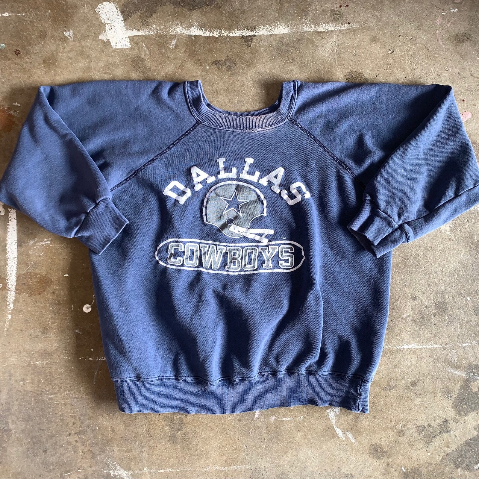 80s VINTAGE DALLAS COWBOYS FOOTBALL CHAMPION TAG SWEA… - Gem