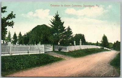 SAXONBURG PA UNION CEMETERY ANTIQUE POSTCARD | eBay