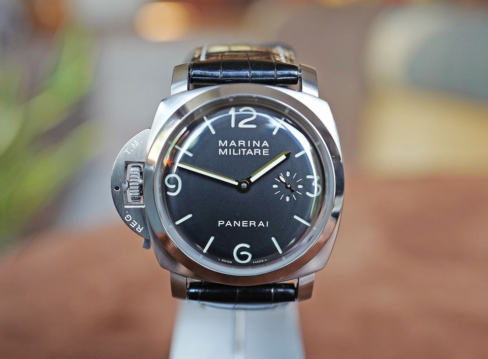 Panerai PAM 217 Marina Militare Destro Limited Edition 47mm Watch Ref ...
