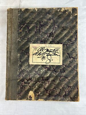 AL MARTIN TRENTON NJ ARTIST Mid Century 1940s FULL SKETCHBOOK of PENCIL ...