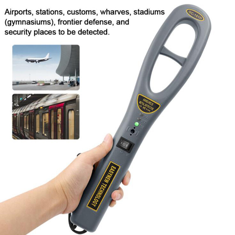 Highly Sensitive Hand-Held Metal Detector Gold Metal Finder Security ...