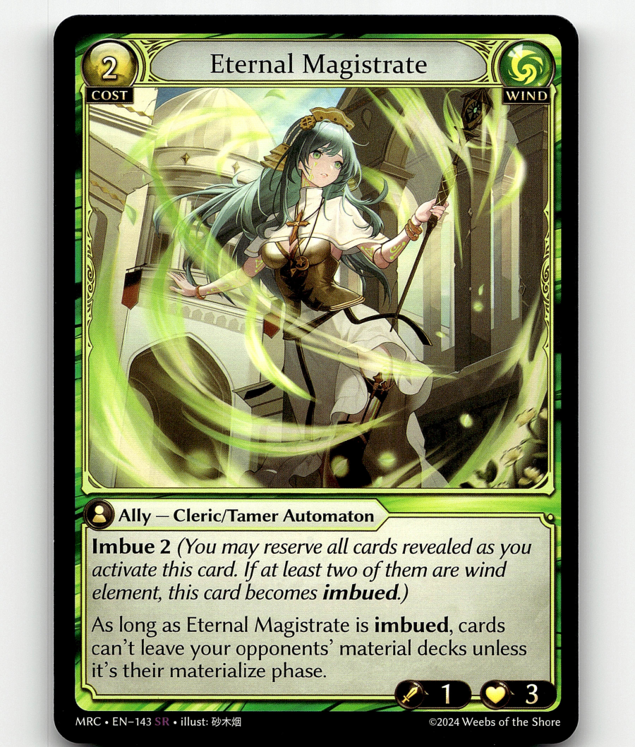 Grand Archive TCG Eternal Magistrate #143 - Mercurial Heart Grand Archive TCG Eternal Magistrate #143 - Mercurial Heart