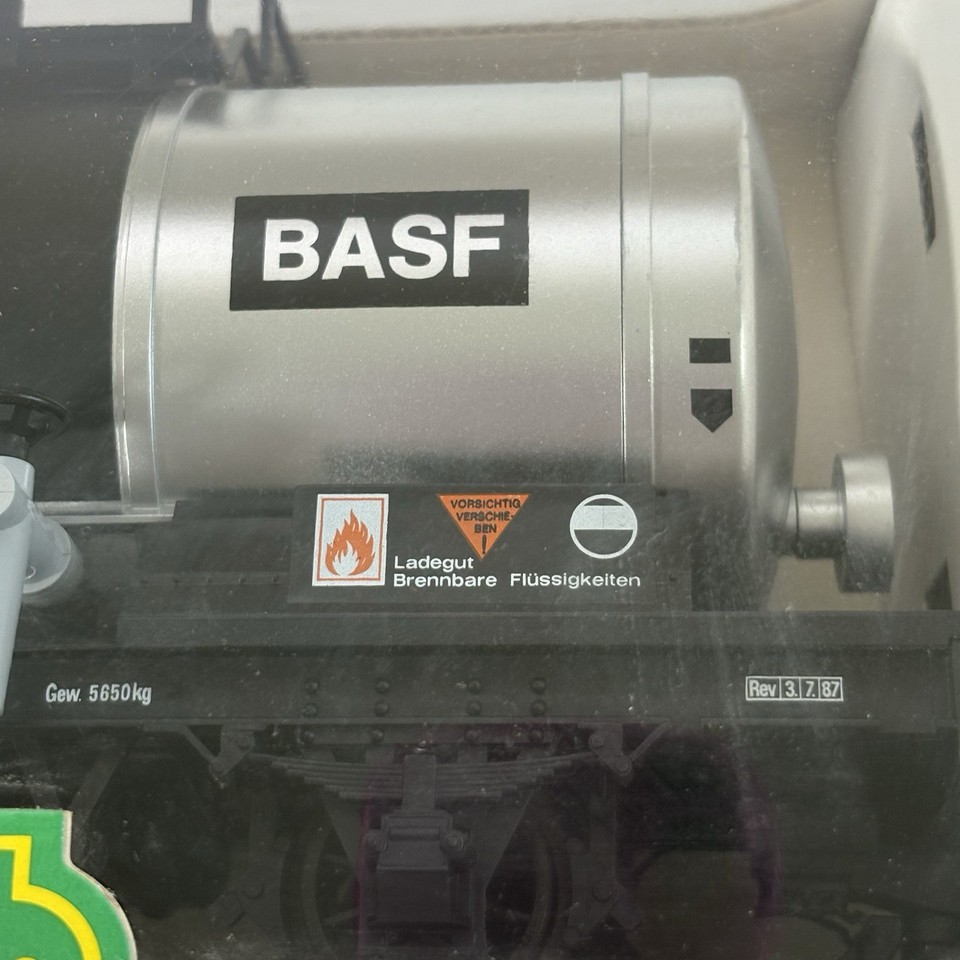 LGB 4040C BASF Tank Car G Scale Lehmann West Germany Freight Train Car ...