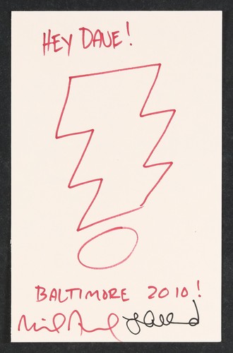 Remarqued Autograph Sketchbook Page by Mike and Laura Allred | eBay