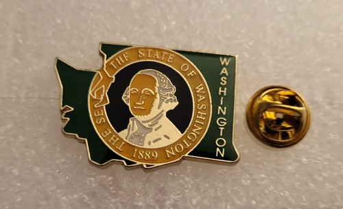 Washington State Map Lapel Pin | eBay