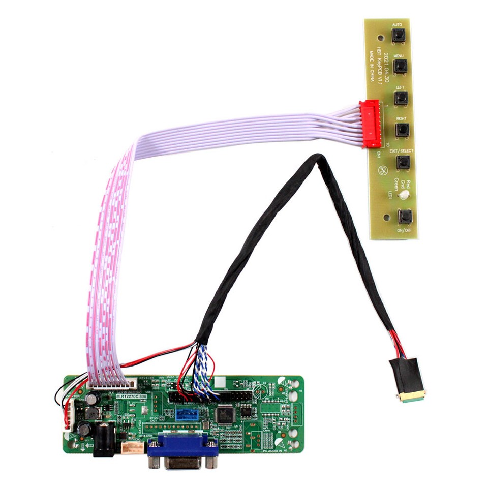 VGA LCD Controller Board Work For Different LCD Screen DIY LCD Monitor ...