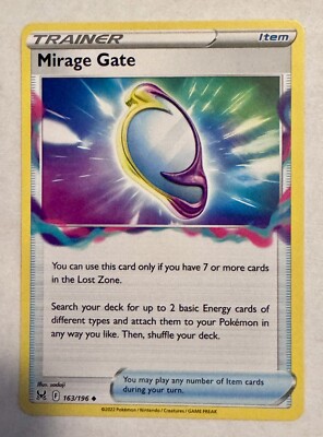 Mirage Gate 163/196 Uncommon Lost Origin Pokemon TCG | eBay