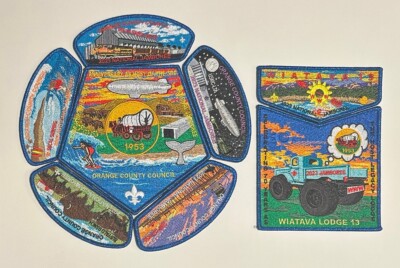BSA PATCHES 2023 NATIONAL JAMBO ORANGE COUNTY COUNCIL "THANK YOU" SET ...