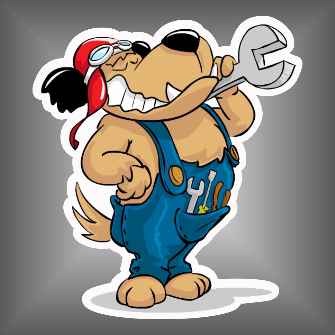 Autocollant MUTTLEY CARTOON ADAPTÉ POUR VOITURE MOTO CAMPER | eBay