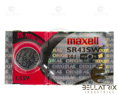 Maxell 301 SR43SW Silver Oxide 1.55 Volt Battery (1 Battery ) | eBay