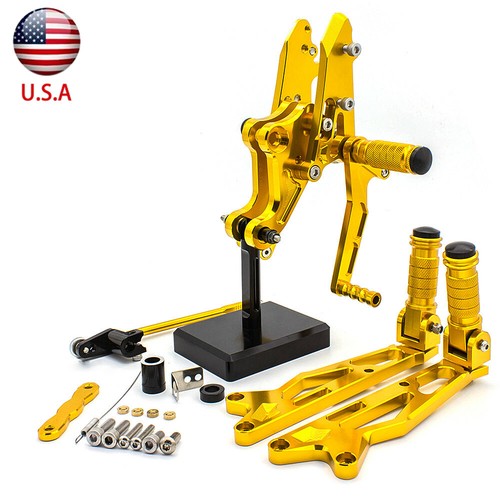 For MSX125 Grom 2016-2020 CNC Rearset Footrest Footpeg Pedals GP Rear ...