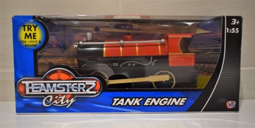 TEAMSTERZ DIECAST MODEL STEAM TANK ENGINE TRAIN SOUNDS RED BLUE THOMAS ...