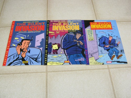 The Slient Invasion books 1, 2, 4; Michael Cherkas/Larry Hancock, NBM ...