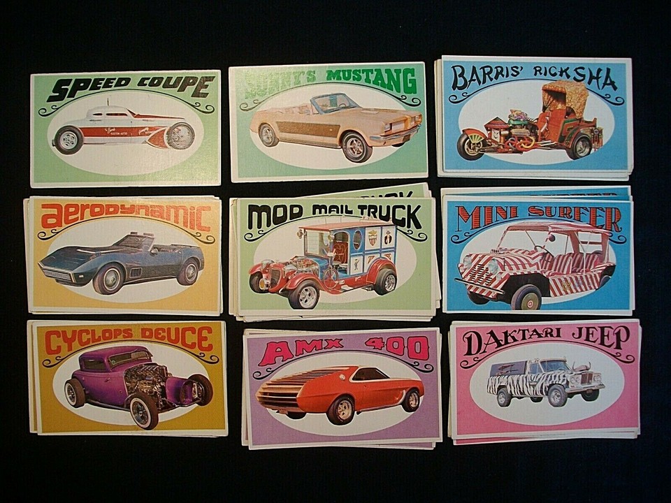 1970 Topps WAY OUT WHEELS cards QUANTITY U PICK READ DESCRIPTION BEFORE ...