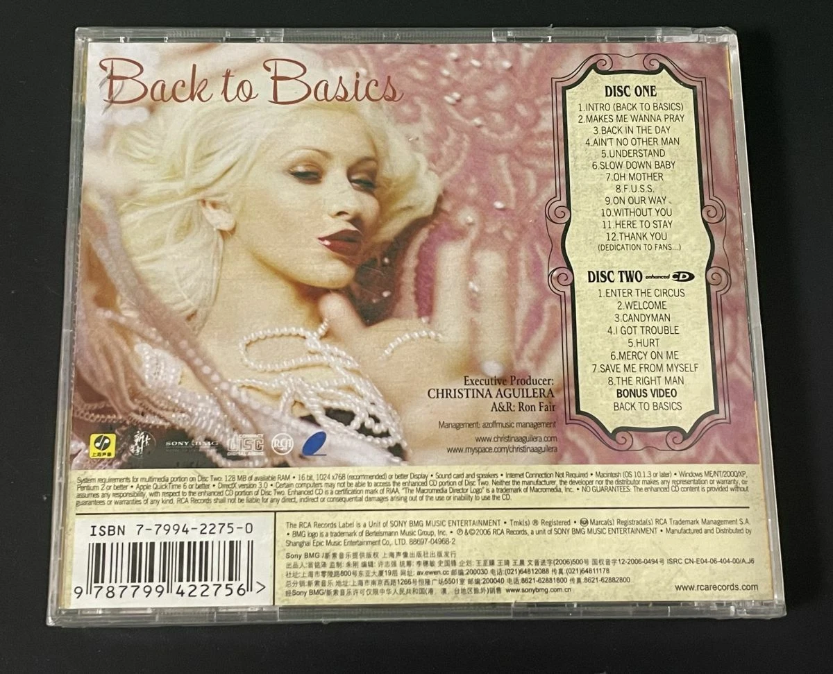 Christina Aguilera Back To Basics Cd
