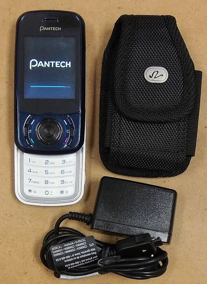 Pantech Matrix C740 - Blue and Silver ( Unlocked ) Very Rare Dual ...