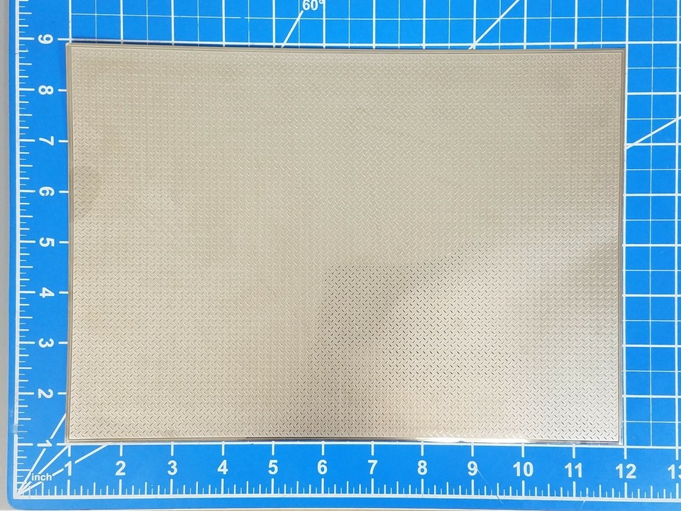 Stainless Skid Frame Rail Chassis Cover Plate 28cm x 20cm Tamiya RC 1/ ...