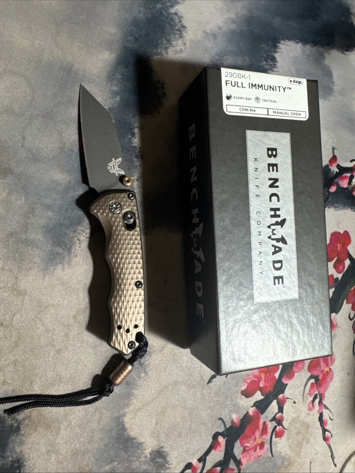 Benchmade Knives Full Immunity 290BK-1 Dark Earth Aluminum CPM-M4 ...