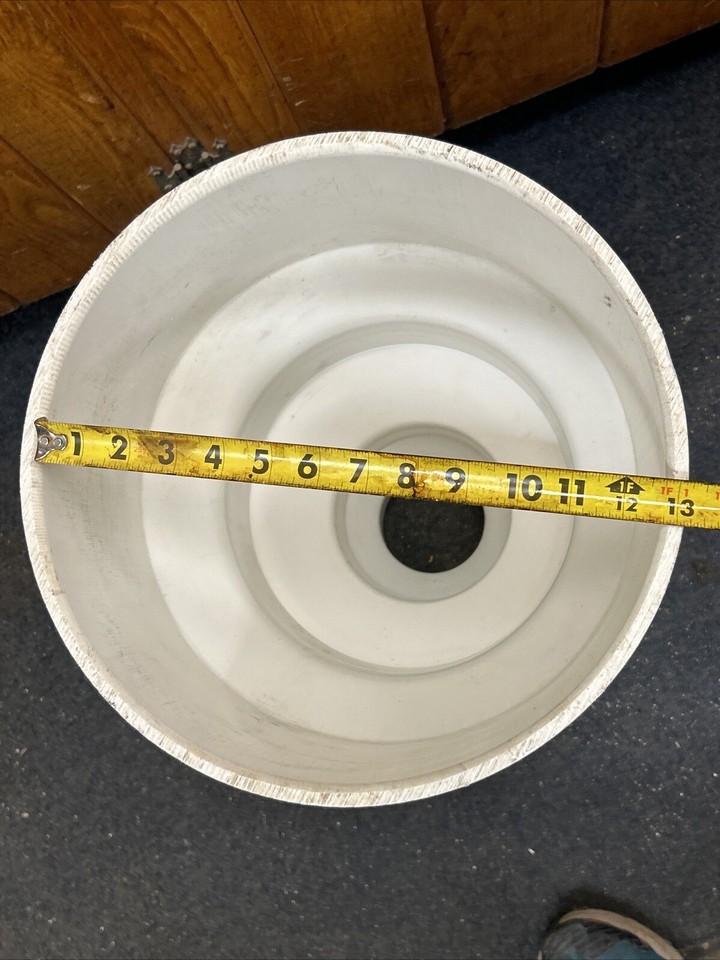 12” X 4” CONCENTRIC REDUCER PVC SCH 40 DWV HUB X HUB 12.75 4.50 Spears ...
