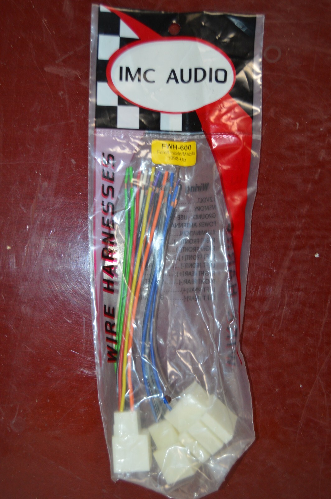 98-03 Ford Lincoln Mazda IMC Audio Wiring Harness ADAPTER Three PLUGS ...