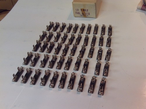 Fuse Blocks For Glass Fuses, 50 Pieces, Single Terminal OLD SCHOOL Made ...