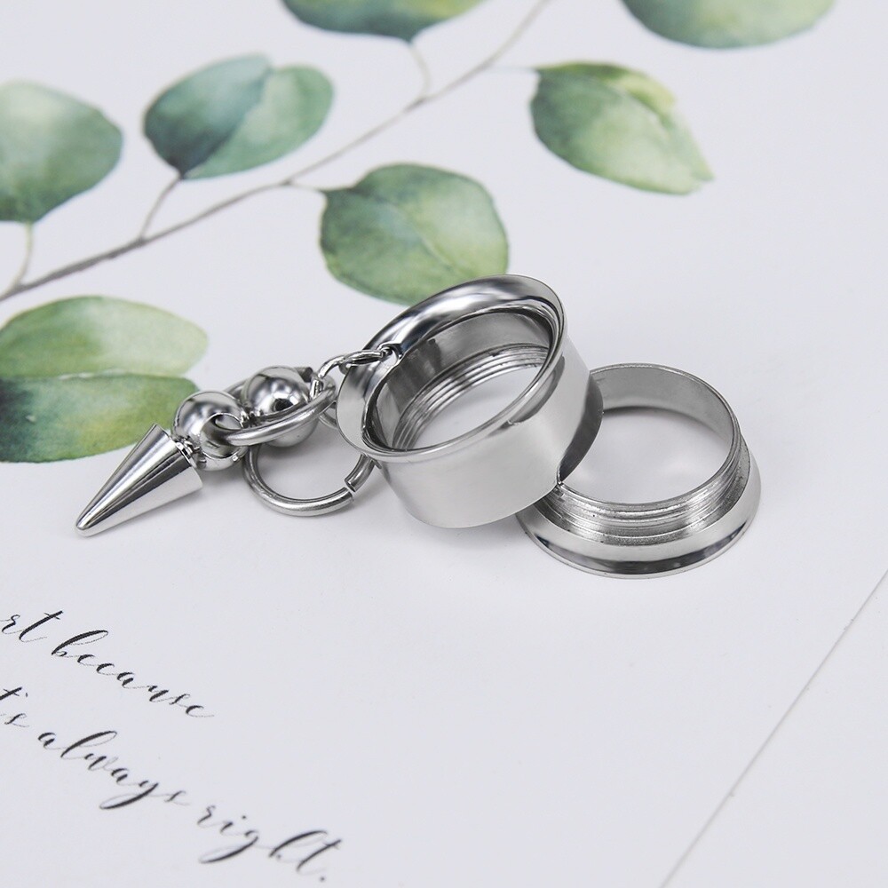 1 Pair Punk Stainless Steel Ear Gauges Dangle 5-22 mm Ear Plug Tunnels ...