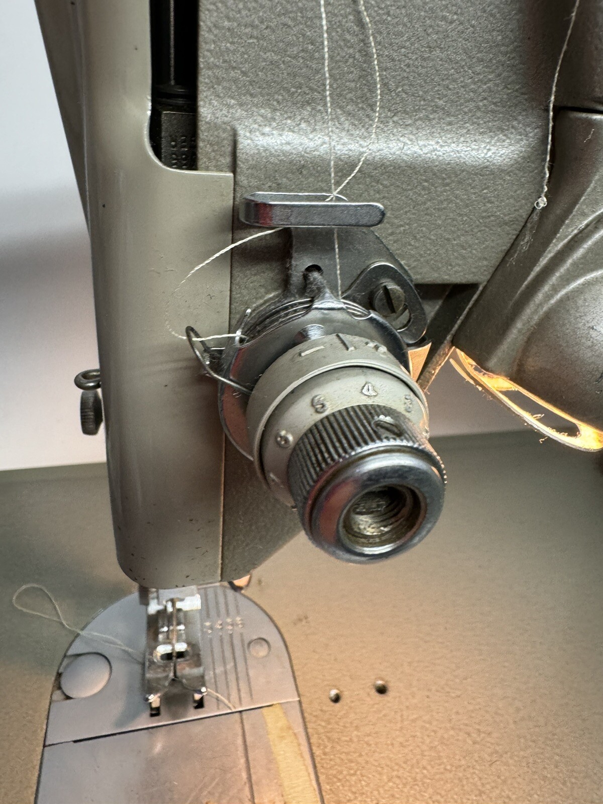 Vintage Singer 328K Style-O-Matic Sewing Machine w/ Accessories & Case ...