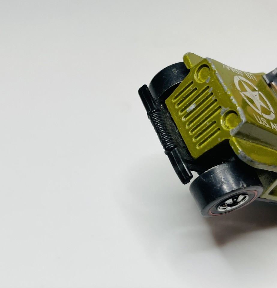 Hot Wheels Redline Army Jeep “Gunslinger” NM Preowned Loose HK Base ...