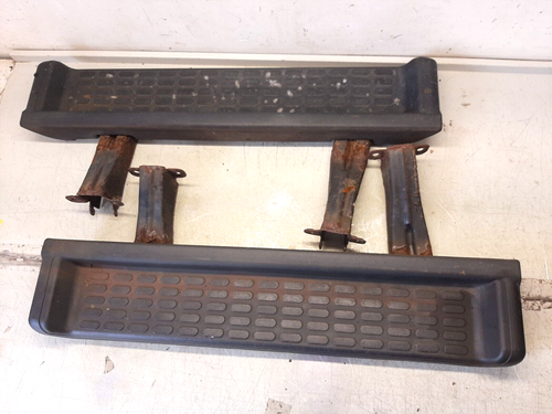 01-06 Jeep Wrangler TJ running boards BOTH Black Side Steps OEM FREE ...