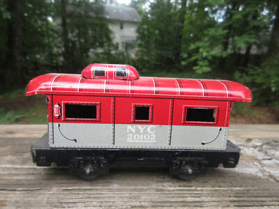 Antique Marx Caboose NYC 20102 Tin Toy Railroad | eBay