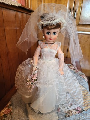 VINTAGE 1950s COLLECTIBLE 19” BRIDE DOLL mint condition | eBay