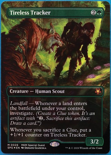Tireless Tracker FOIL Special Guests MINT Mythic Rare CARD (488501 ...