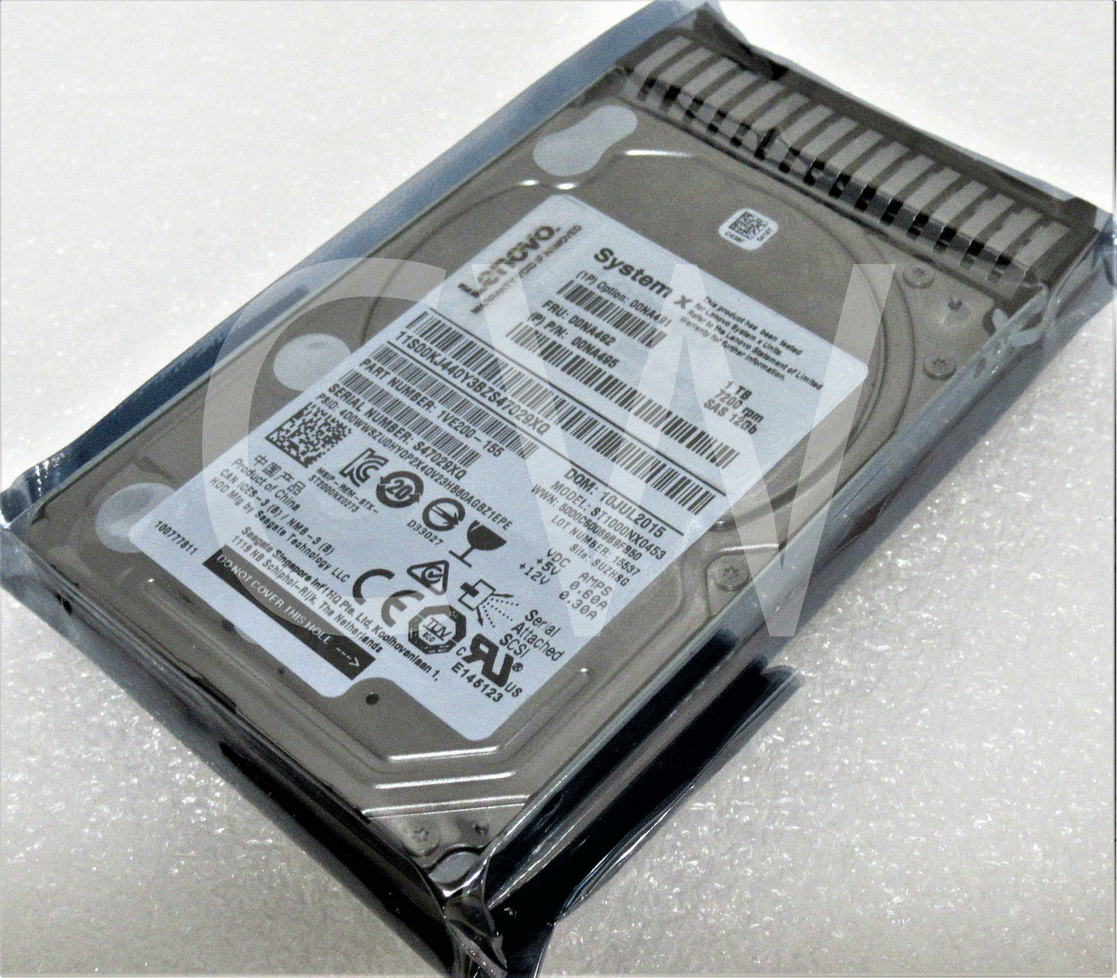 00NA492 00NA491 00NA495 IBM 1TB 7.2K RPM 12Gb/s NL 2.5" SAS HDD Hard ...