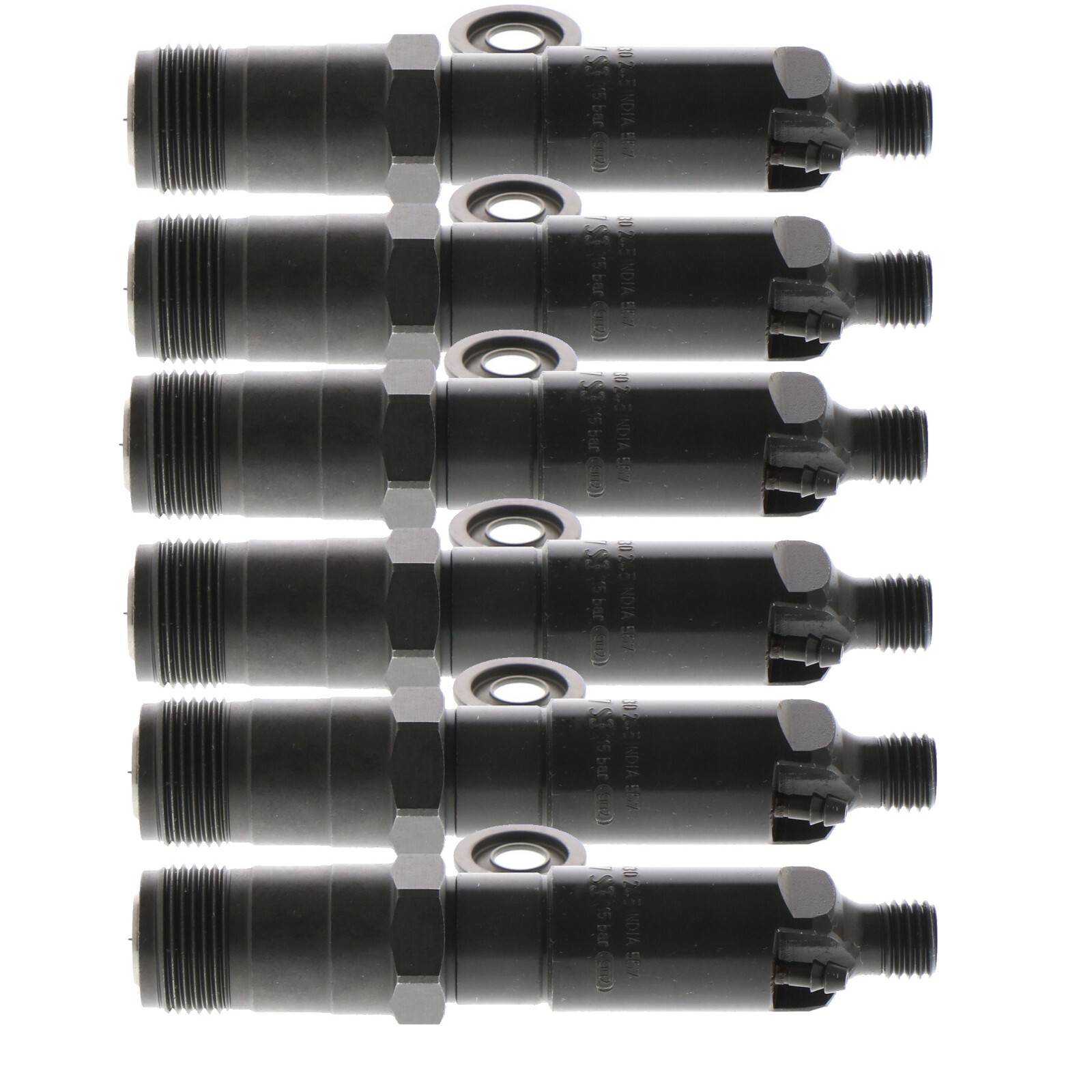 Bosch Set of 6 Nozzle / Holder Assembly (Remanufactured) For Mercedes ...