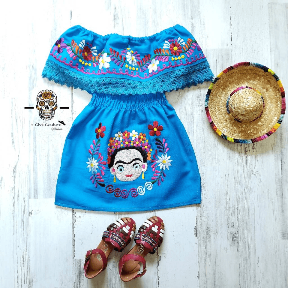 Mexican Cinco de Mayo Dress Frida Kahlo 4T | eBay