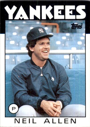 1986 Topps NEIL ALLEN New York Yankees #663 | eBay