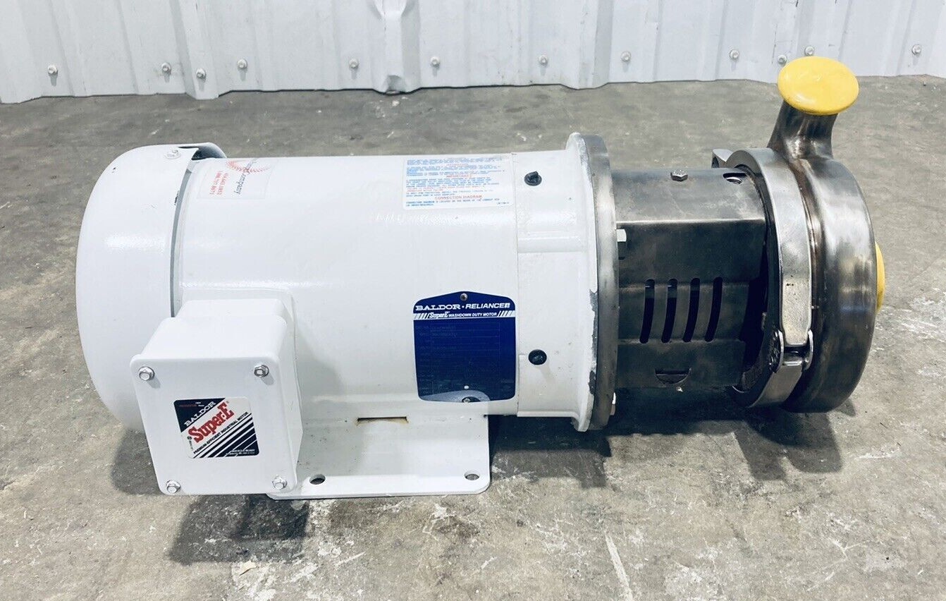 UNUSED AMPCO AC216MD18T-S CENTRIFUGAL PUMP A3 W/ BALDOR CEWDM3613T 5HP ...