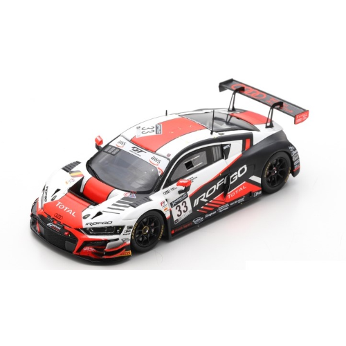 AUDI R8 GT3 N.33 24H SPA 2020 BREUKERS-HALL-GOETHE 1:43 Spark Model Die ...