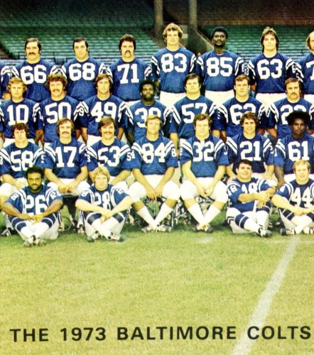 1973 Baltimore Colts Team Photograph NFL Football Vintage Picture Photo ...
