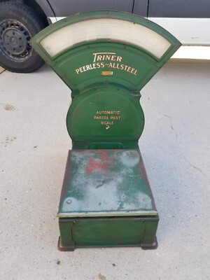 Vintage Antique Triner Peerless-Allsteel Postal Scale General Store | eBay