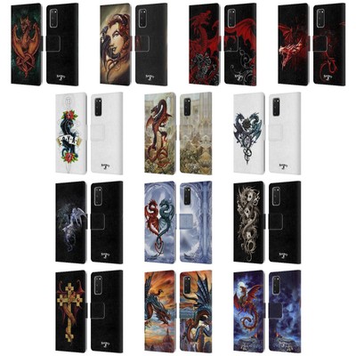 OFFICIAL ALCHEMY GOTHIC DRAGON LEATHER BOOK WALLET CASE FOR SAMSUNG ...