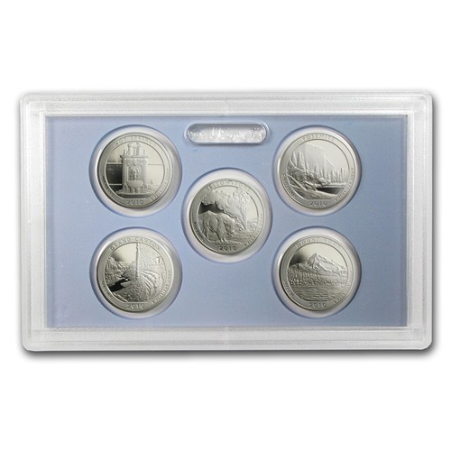 2010 S America The Beautiful Quarters Clad Proof ATB 5 Coin Set | eBay